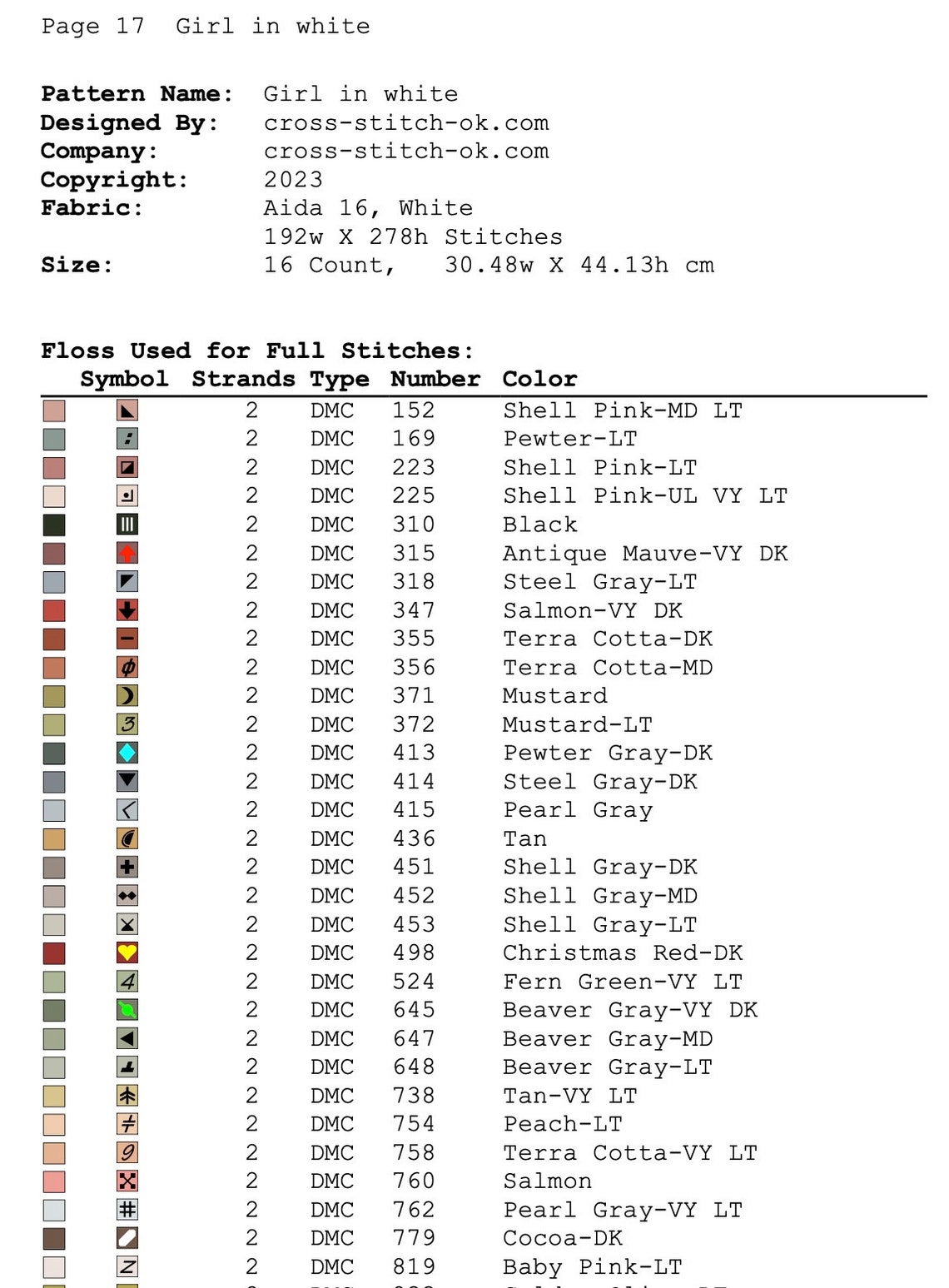 Cross Stitch Saga Digital Pattern, PDF, XSD. - Etsy