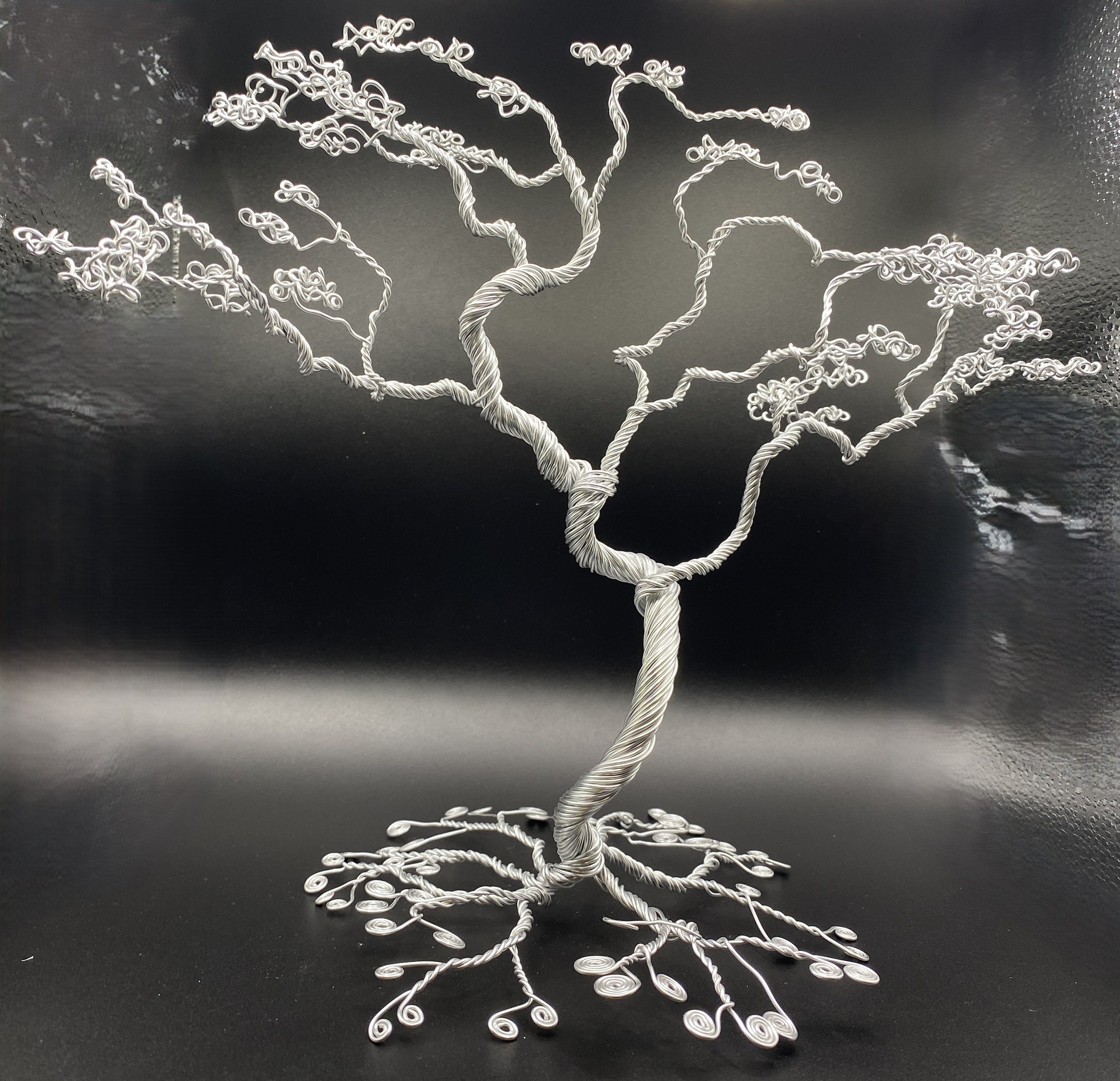 Twilight Tree: Handcrafted Wire Sculpture A Unique Gift for Home Décor ...