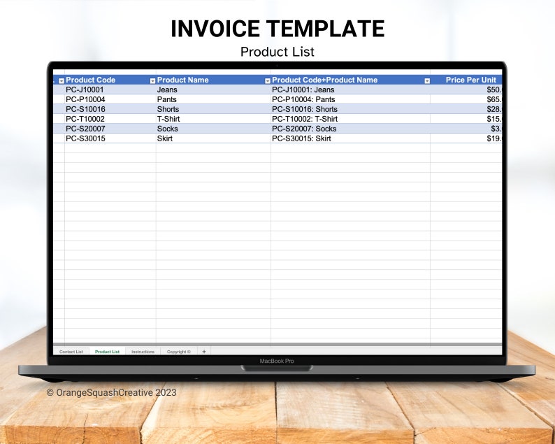 Invoice Template | Automated Invoice | Printable Invoice | Editable Invoice | Excel Invoice ...