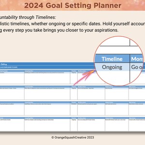 2024 Goal Planner | 2024 Goal Setting Planner | SMARTER Goal Setting ...