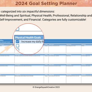 2024 Goal Planner | 2024 Goal Setting Planner | SMARTER Goal Setting ...