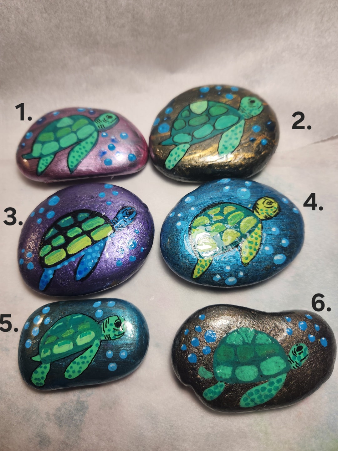 Painted Rocks Sea Turtles - Etsy