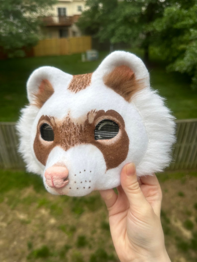Ferret Therian or Cosplay Mask - Etsy