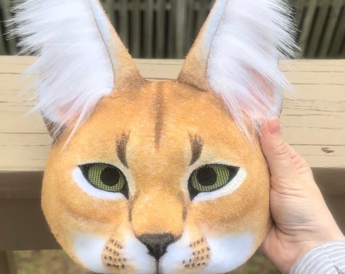 Caracal Therian or Cosplay Mask - Etsy