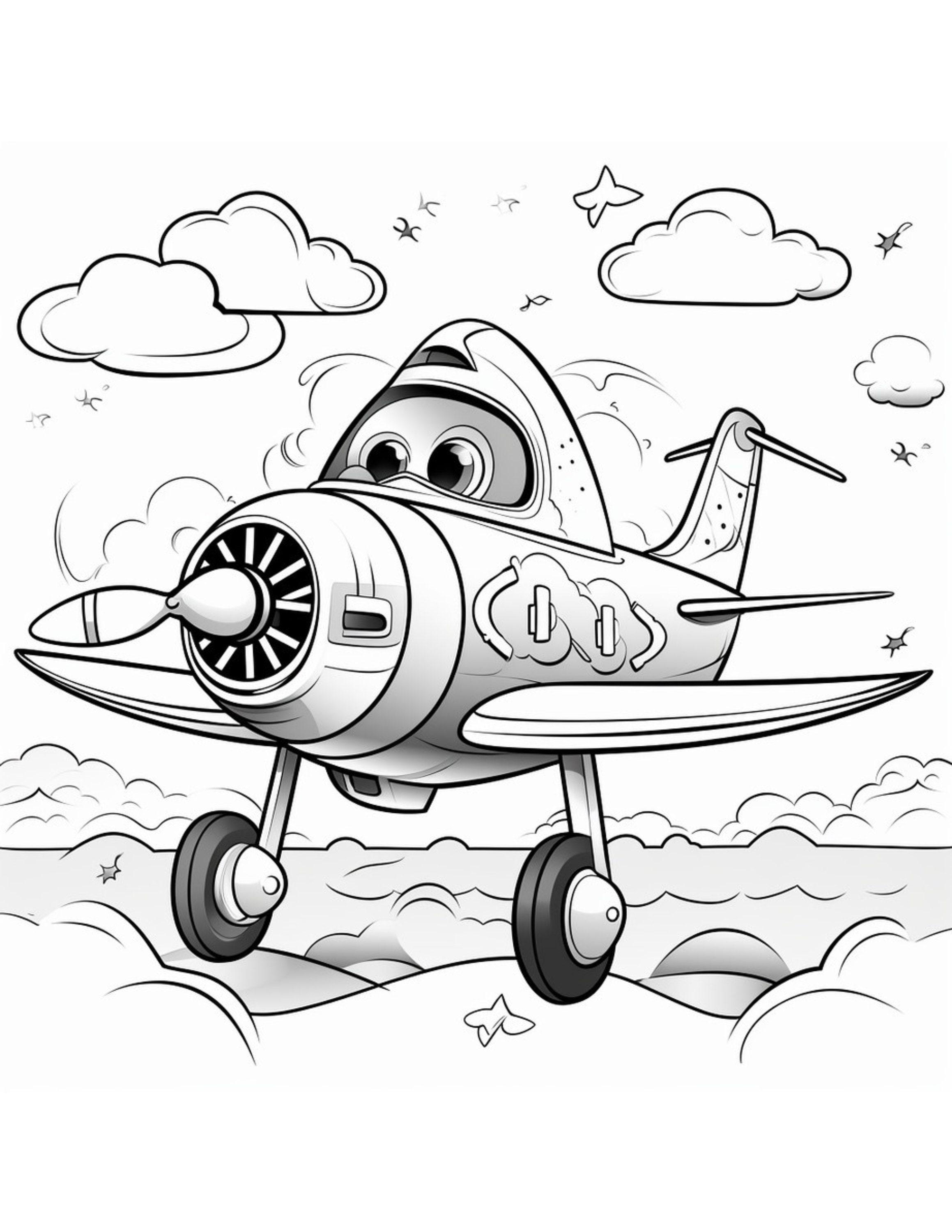 45 Car Coloring Pages: Sports & Vintage Cars (printable Digital ...