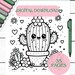 Cactus Coloring Pages - A Cute Coloring Book With 35 Adorable Cactus ...