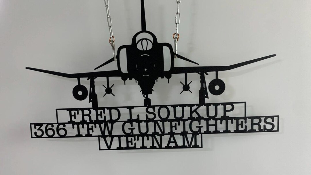 Personalized US Aircraft Metal Sign, Naval Fighter Aircraft Metal Wall ...