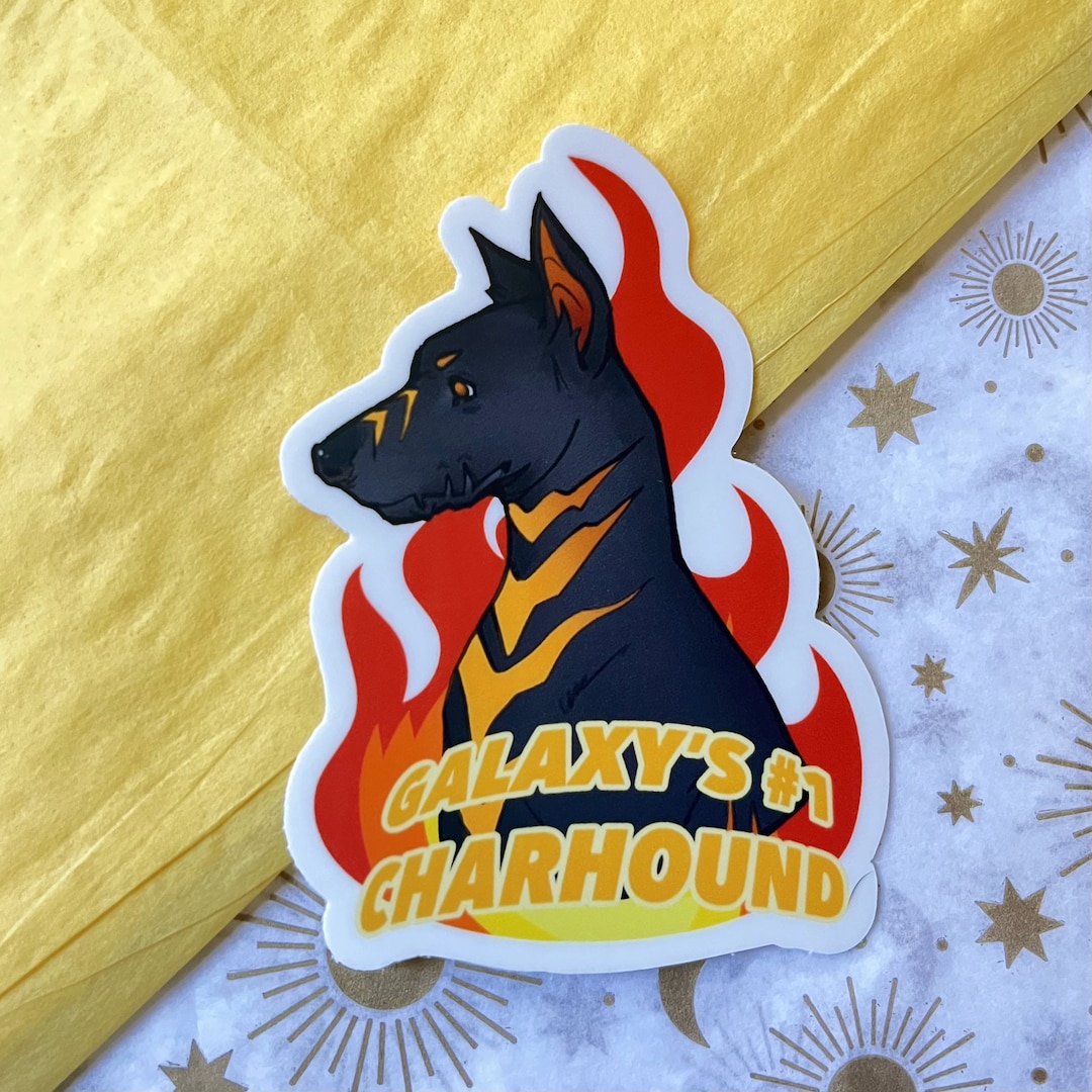 Ember the Charhound Vinyl Star Wars Sticker - Etsy