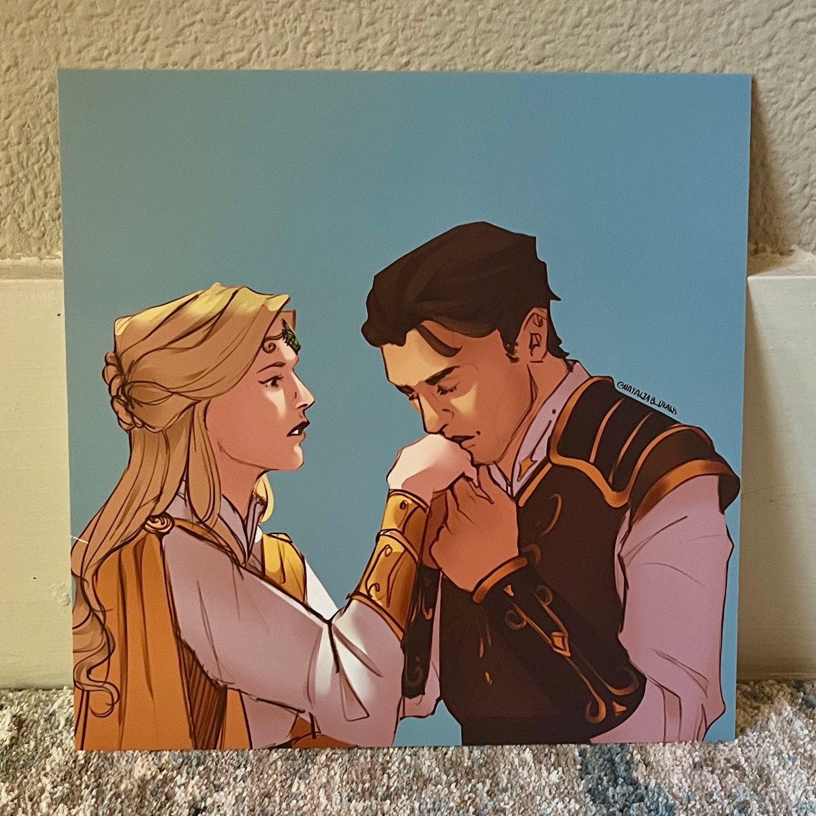 Elvar Hand Kiss Print - Etsy