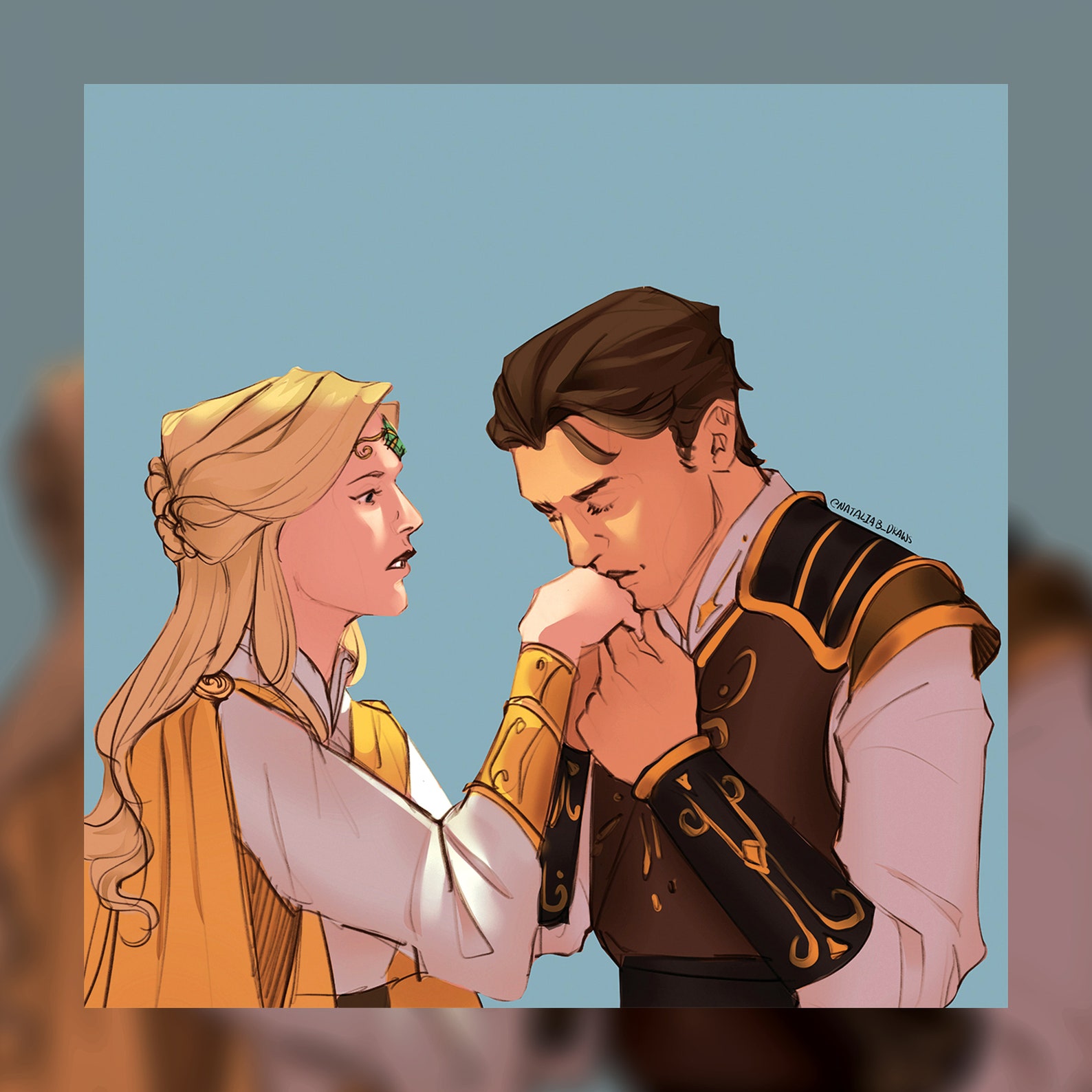 Elvar Hand Kiss Print - Etsy