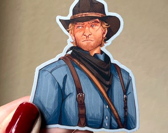 RDR2 Arthur Morgan Revolver Sticker - Etsy