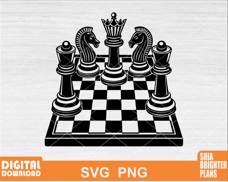 Chess Board Svg, Chess Svg, Sports Svg Instant Download-digtal Files ...