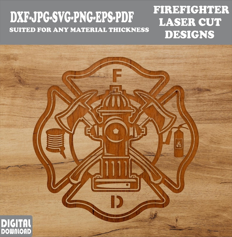 Firefighter Signs Bundle, Custom Name Sign Laser Cut, Fire Fighter ...