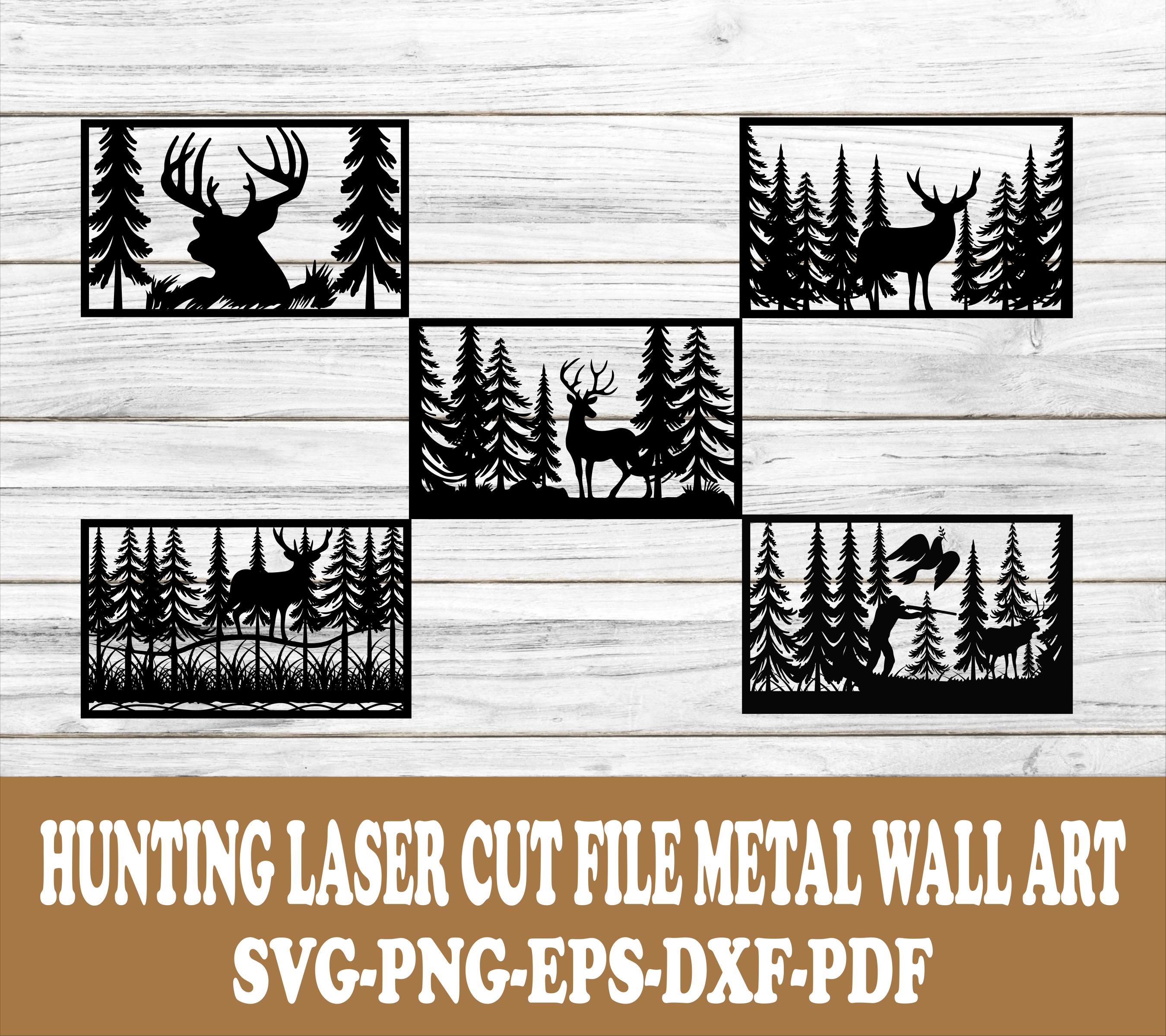 Custom Deer Metal Sign, Laser Cut Hunting Plaque, Outdoor Enthusiast ...
