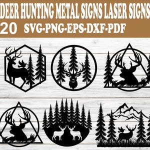 Custom Deer Metal Sign, Laser Cut Hunting Plaque, Outdoor Enthusiast ...