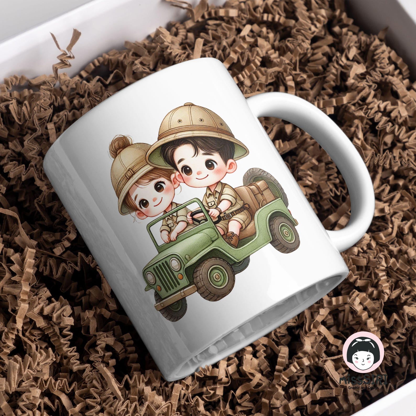 Safari Adventure Clipart Set | 36 Watercolor Pngs of Kids in Explorer ...