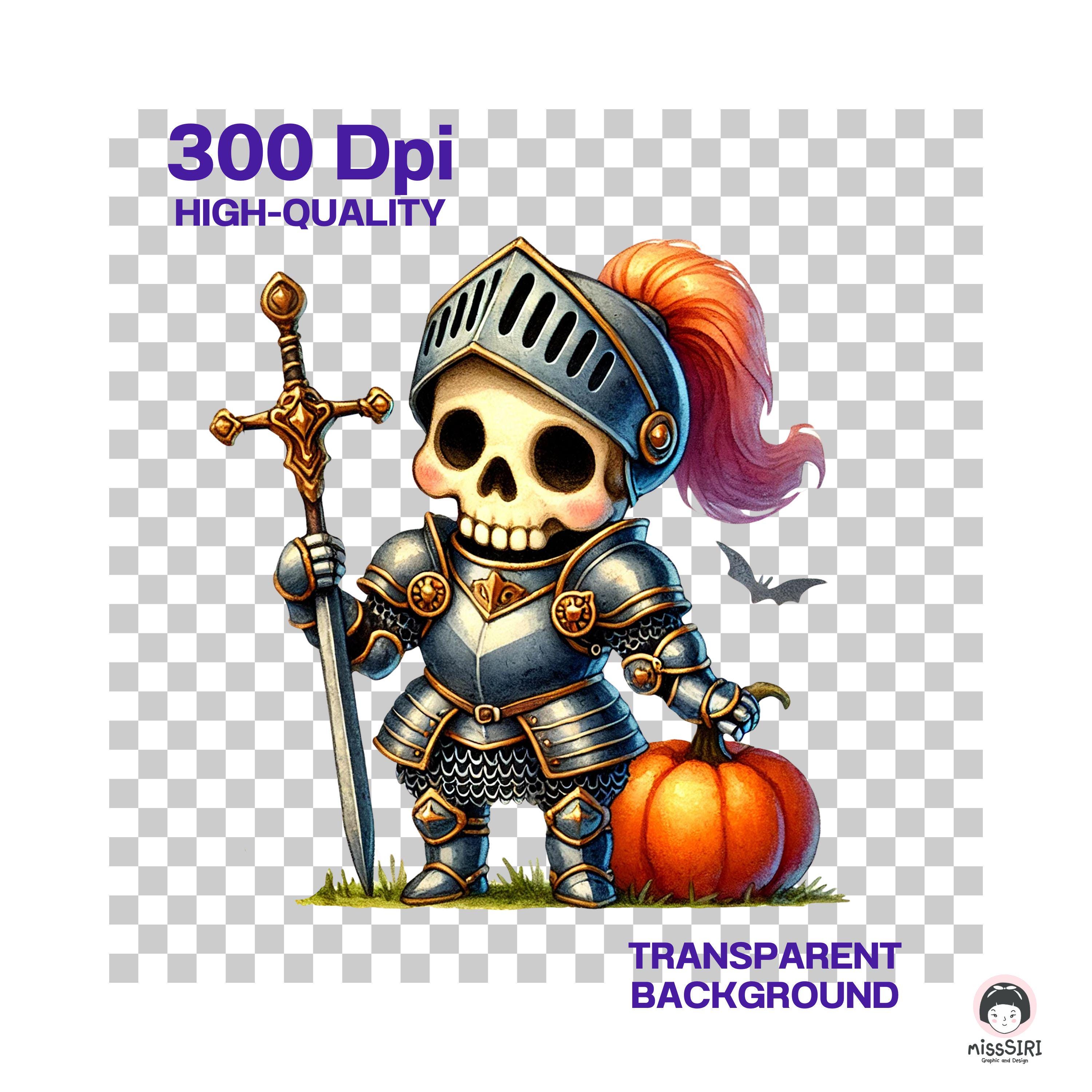 Halloween Skeleton Watercolor Clipart Bundle – 30 PNG Files, Cute ...