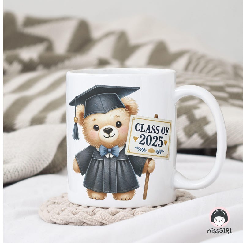 Little Bear Graduation Clipart Set | 34 Watercolor Pngs of Cute Bears ...