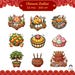 Cute Chinese Zodiac Clipart Bundle - 33 PNG Files, Kawaii Chinese New ...