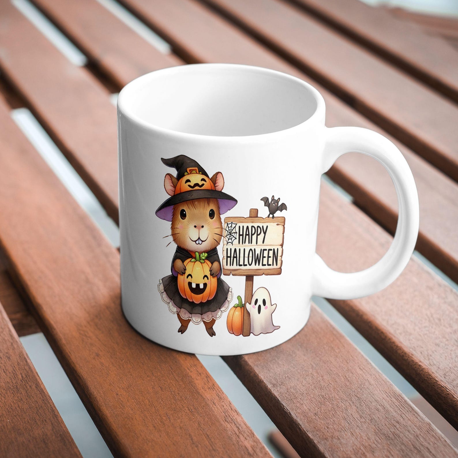 Halloween Capybara Clipart Bundle | 41 Cute Watercolor Pngs | Spooky ...