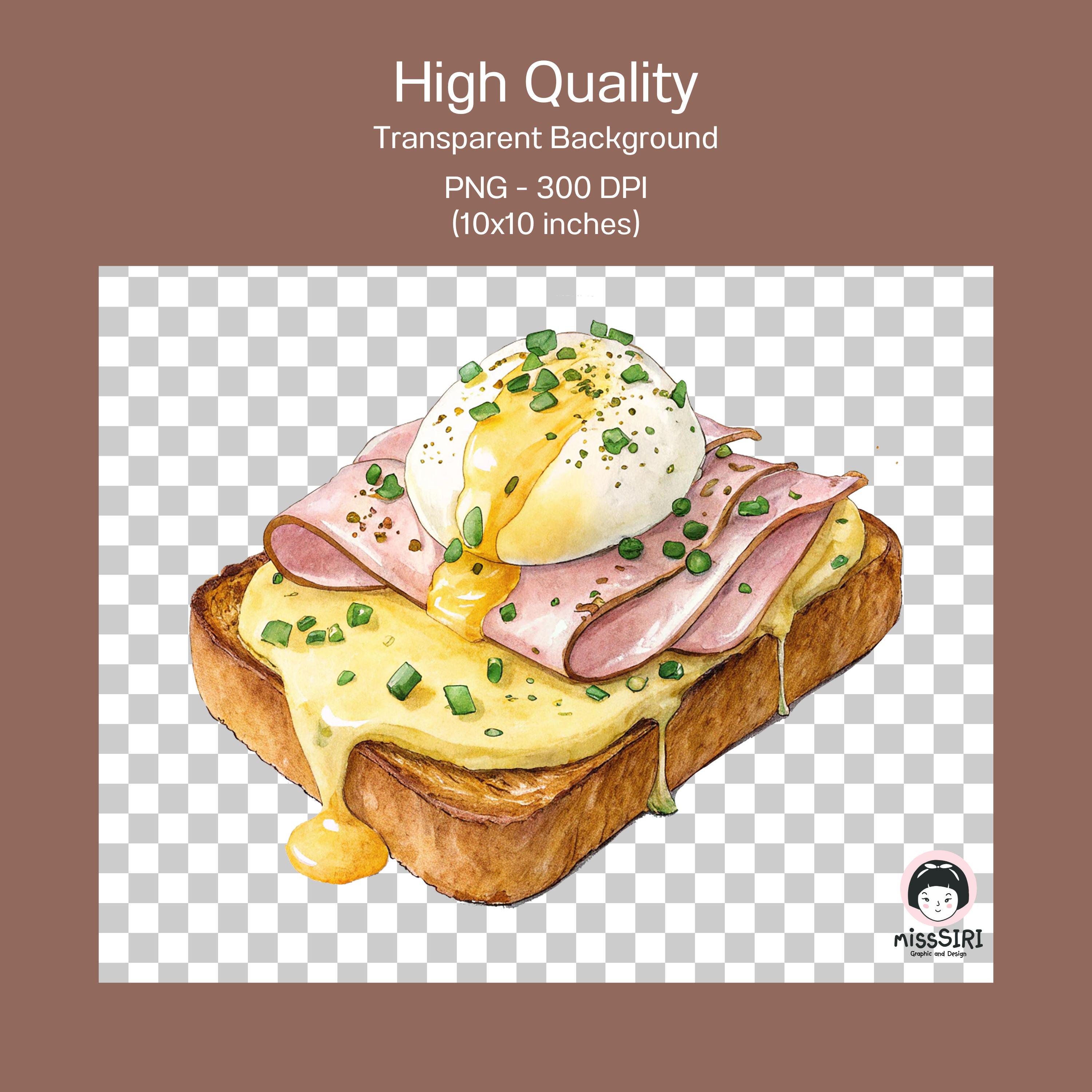 Watercolor Toast Clipart Bundle – 23 Delicious Hand Painted Pngs of ...