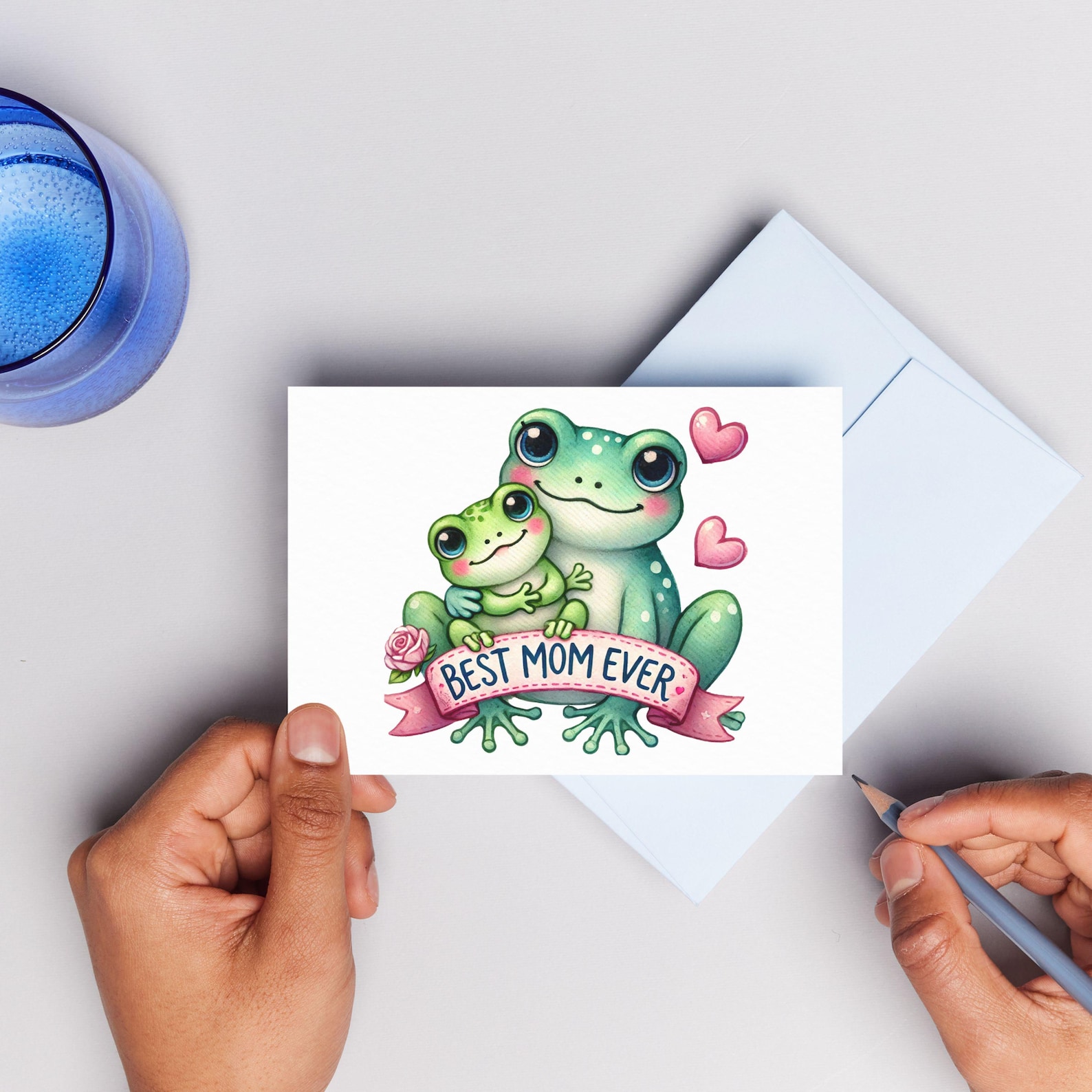 Mom and Baby Frog Clipart Set | 27 Watercolor Pngs for Mother’s Day ...