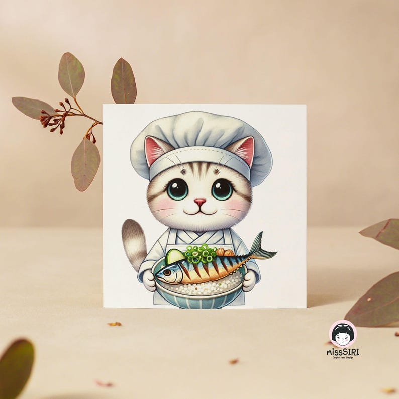 Chef Animal Watercolor Clipart Bundle – 45 Pngs of Cute Cooking Animals ...