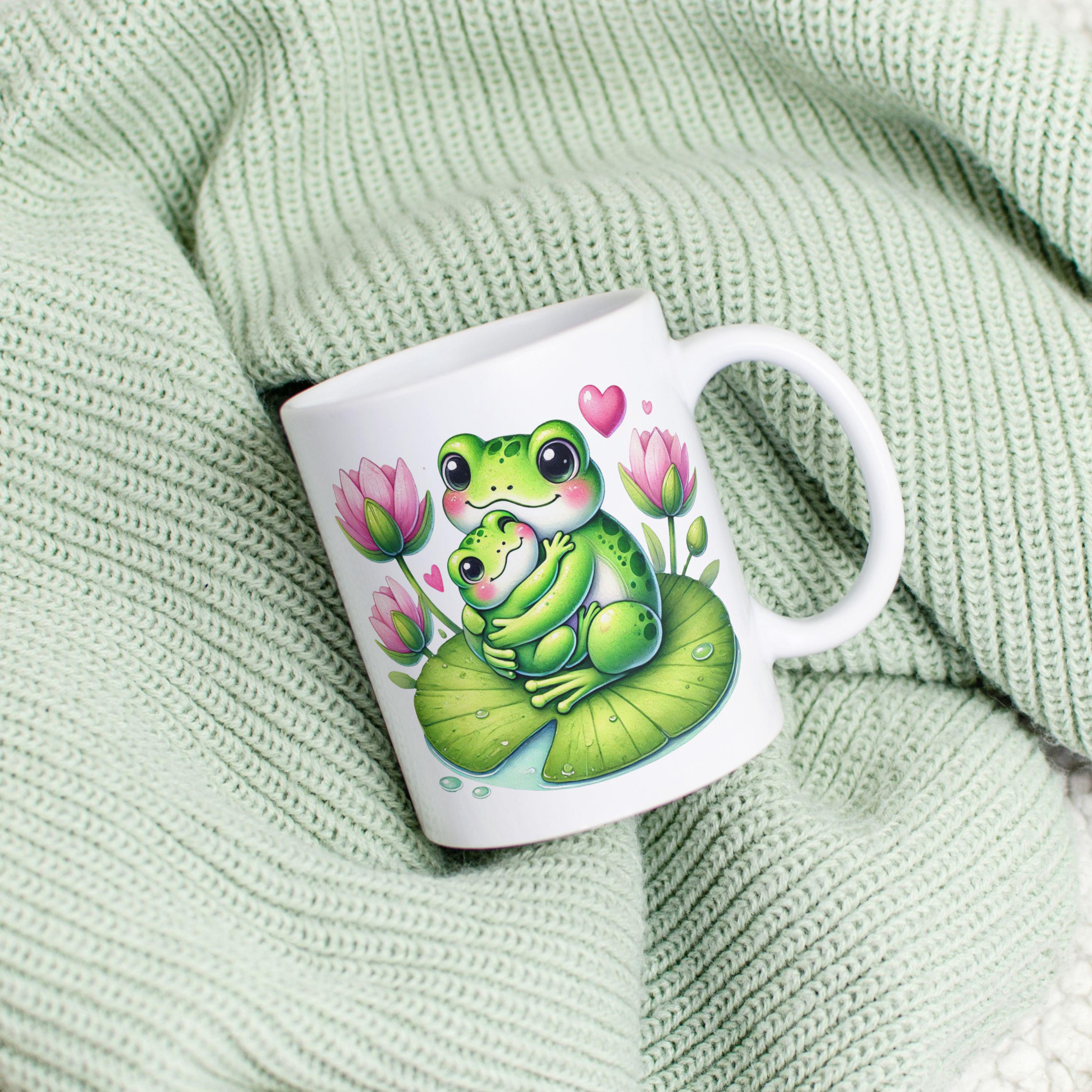 Mom and Baby Frog Clipart Set | 27 Watercolor Pngs for Mother’s Day ...