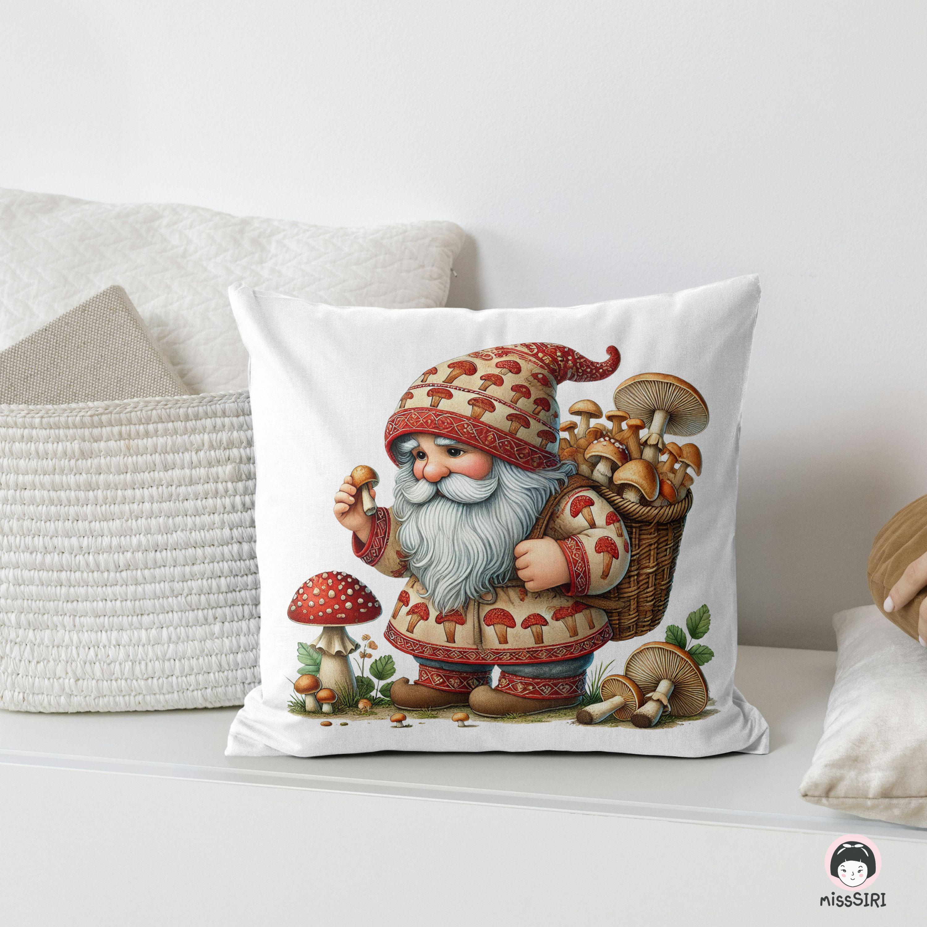 Autumn Harvest Gnomes Clipart Set | 36 Watercolor Pngs With Pumpkins ...