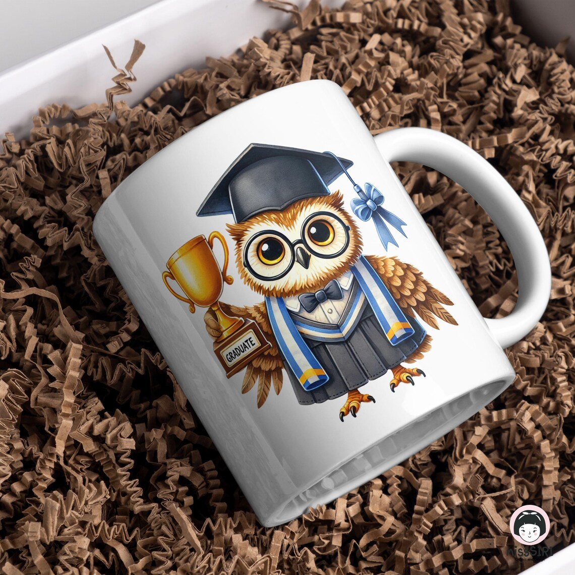 Scholar Owl Graduation Clipart Bundle – 36 Watercolor Pngs Featuring ...