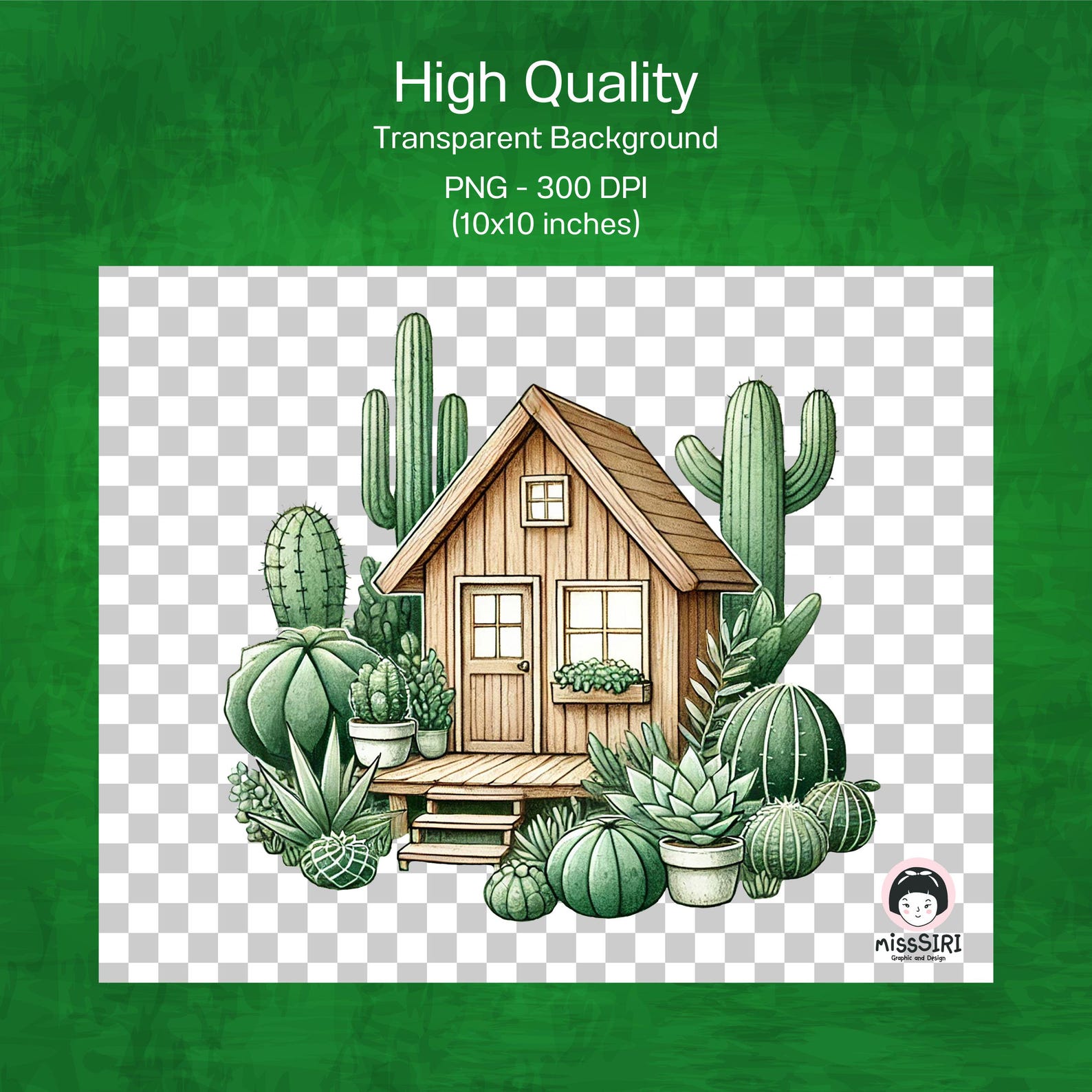 Cactus Farm Capybara Watercolor Clipart – 40 PNG Adorable Capybaras ...