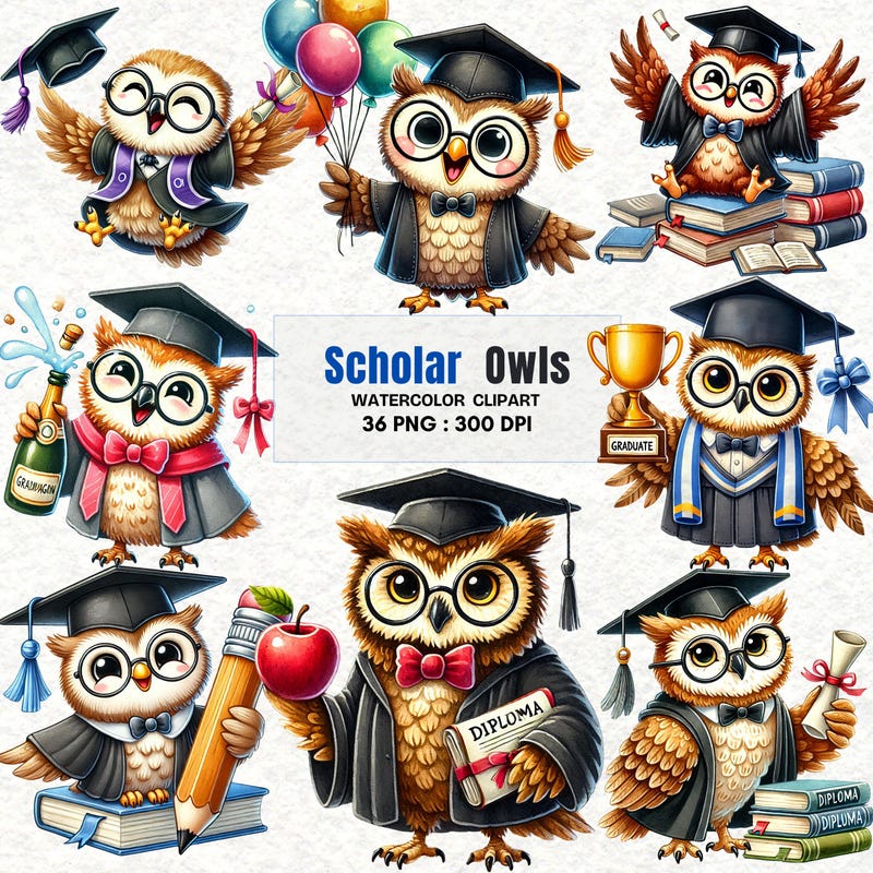 Graduation Owls - Etsy