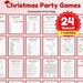 Christmas Party Games Printable Bundle - Digital Download for Holiday ...