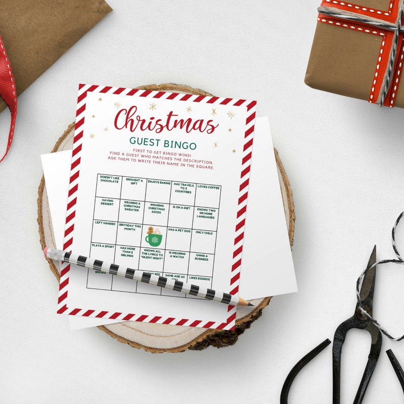 Christmas Party Games Printable Bundle - Digital Download for Holiday ...