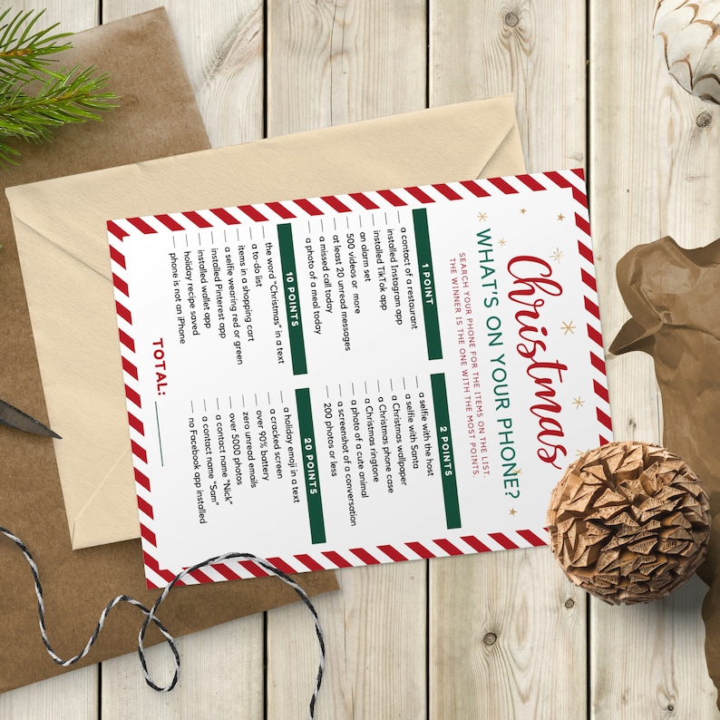 Christmas Party Games Printable Bundle - Digital Download for Holiday ...