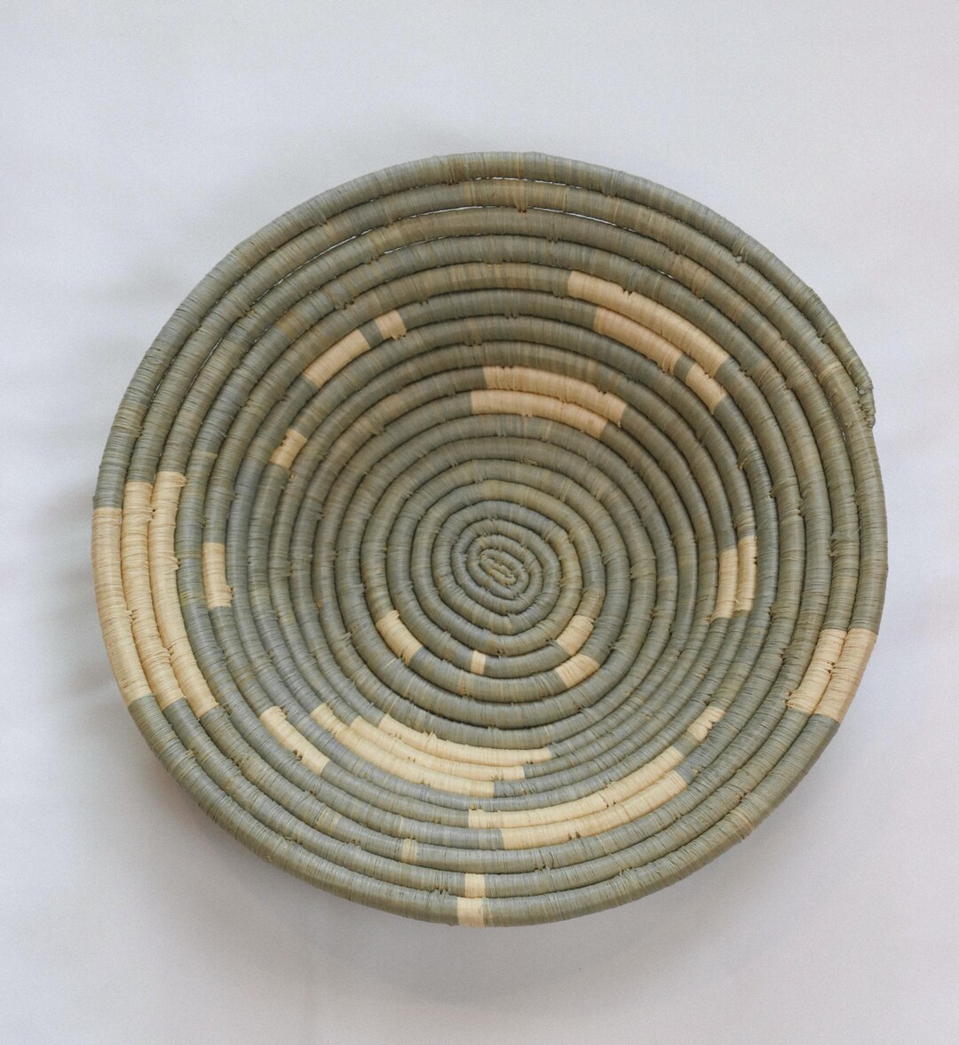 12" Ugandan Basket - Etsy