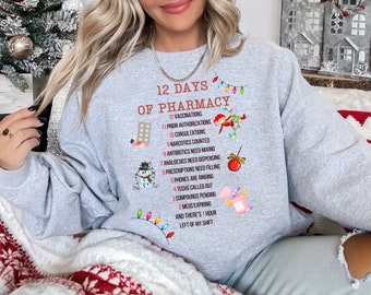 Pharmacy, Christmas, 12 Days of Christmas | PNG Design Digital Download ...