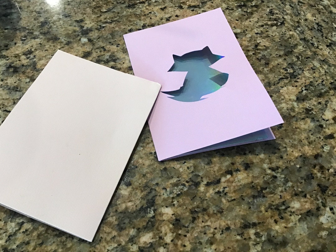Cut Out Fox Card - Etsy