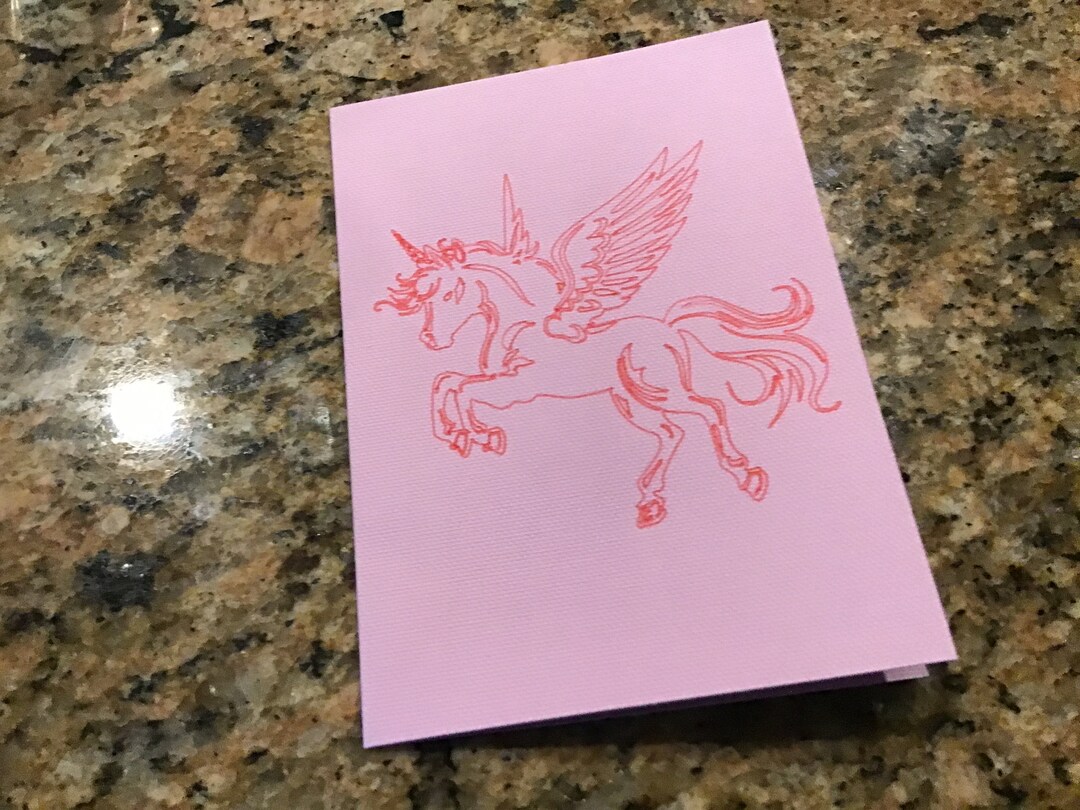 Cute Pegasus Greeting Card - Etsy