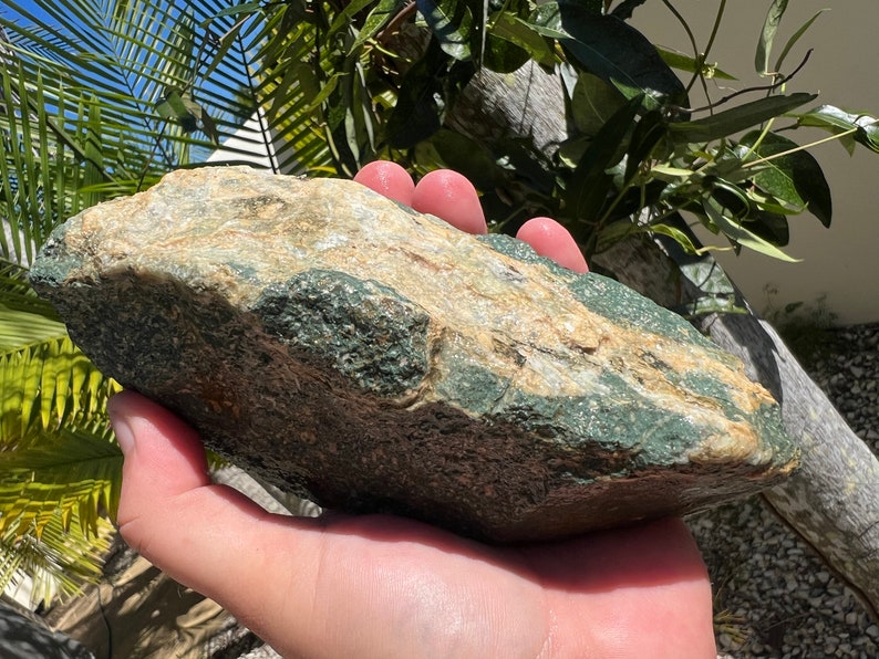 Australian Rough Calcite on Chrysocolla Rhyolite Chunk 1000 Grams ...