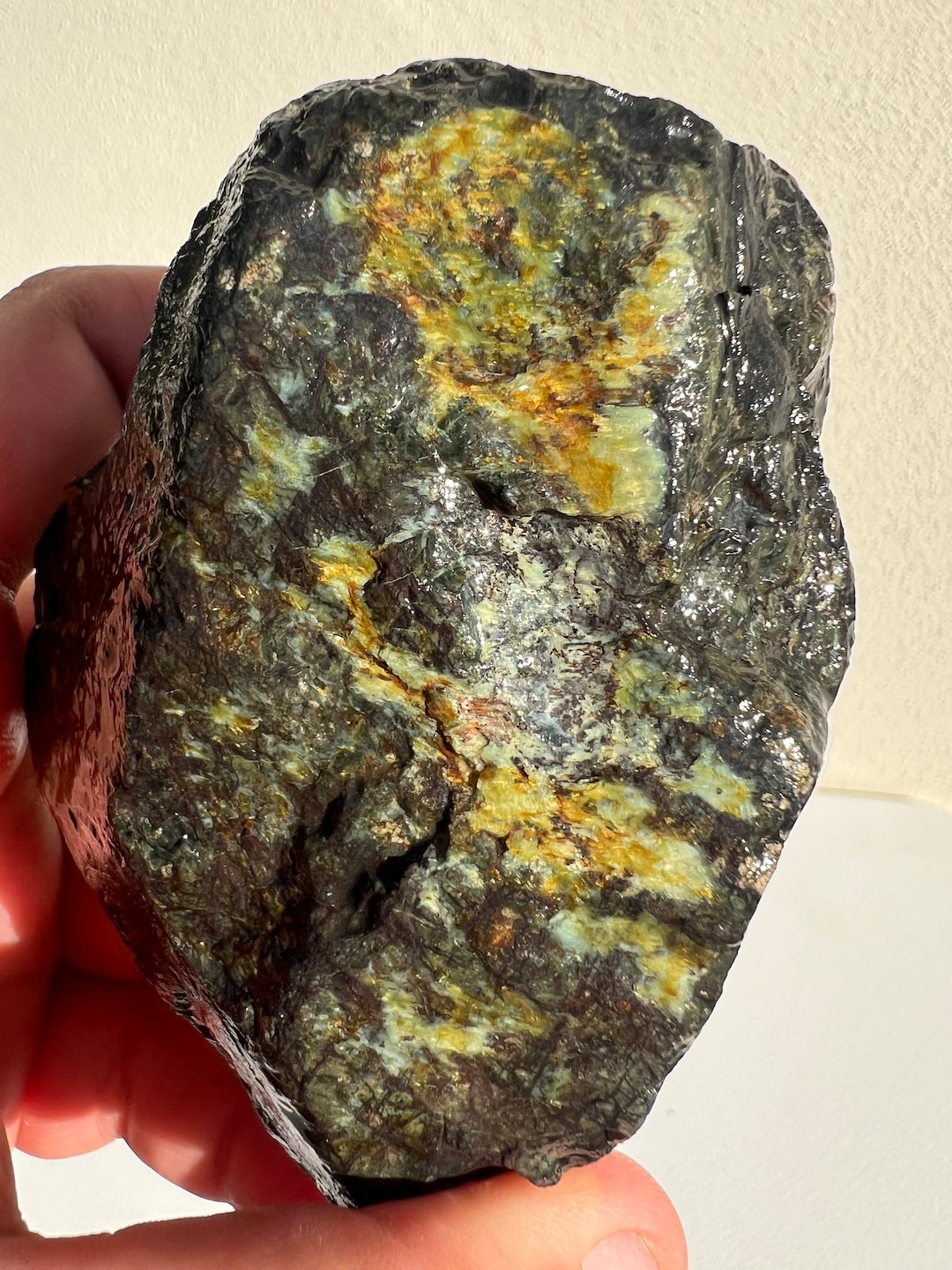 Australian Rough Serpentine Serpentinite Lizardite Chunk 400 Grams ...