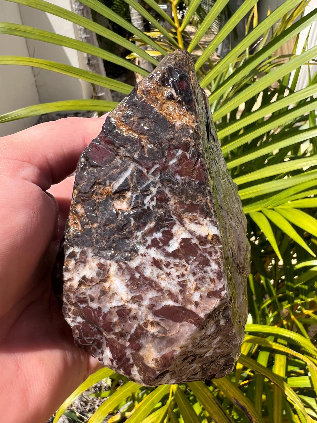 Australian Rough Brecciated Jasper Chunk 620 Grams Quartz Vein Natural ...