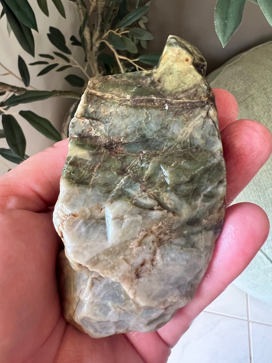 Australian Rough Green Jasper Brecciated Jasper Chunk 250 Grams Natural ...