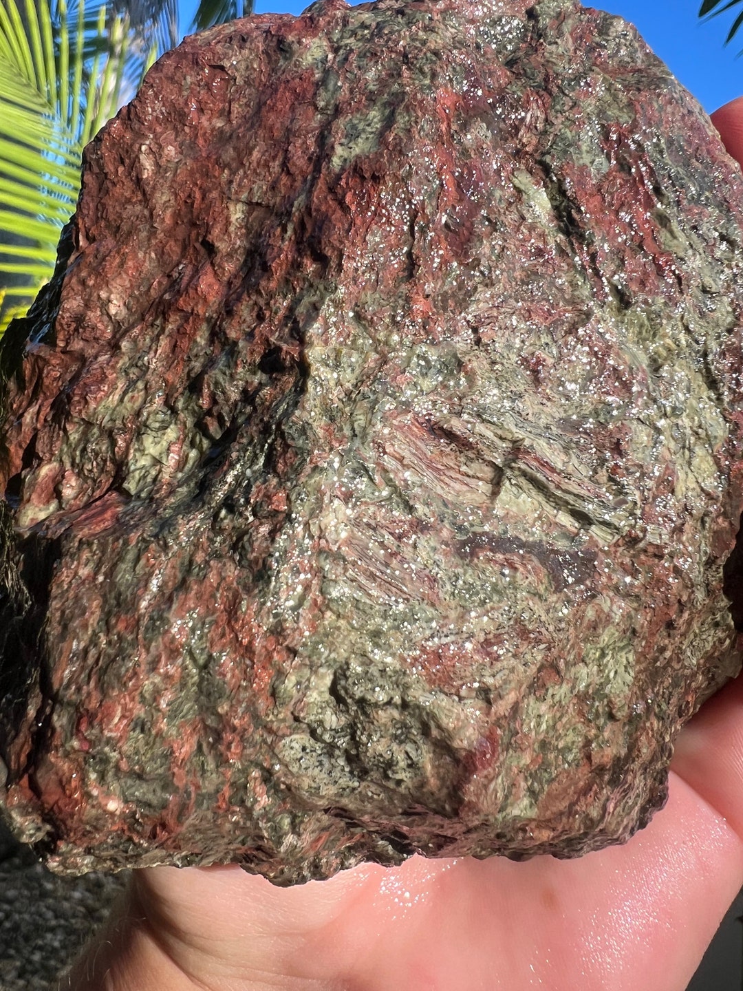 Australian Rough Wonderful Texture Rhyolite Boulder 1580 Grams Natural ...