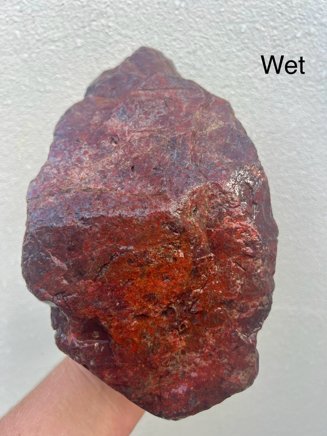 Australian Rough Jasper Hematite Chunk 3400 Grams Natural Raw Specimen ...