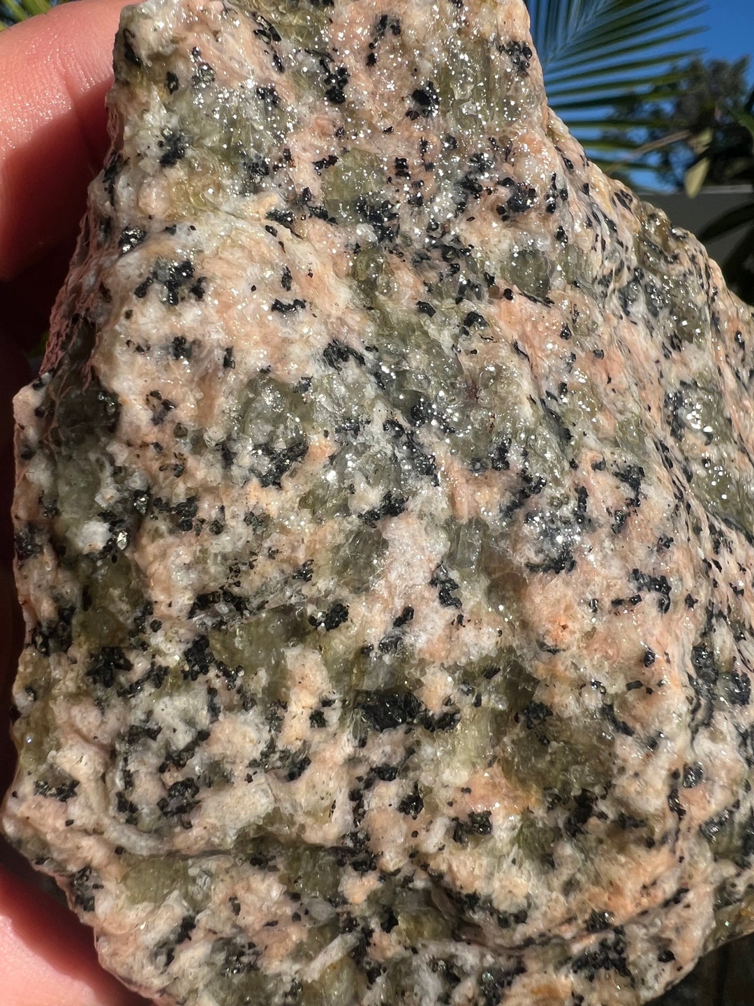 Australian Rough Granite Biotite Hornblend Feldspar Green Quartz 950 ...