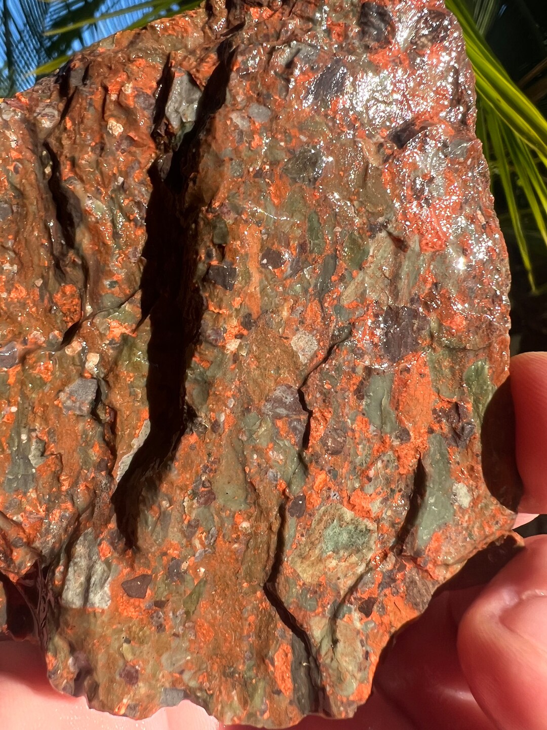 Australian Rough Breccia Rhyolite Chunk 450 Grams Natural Raw Specimen ...