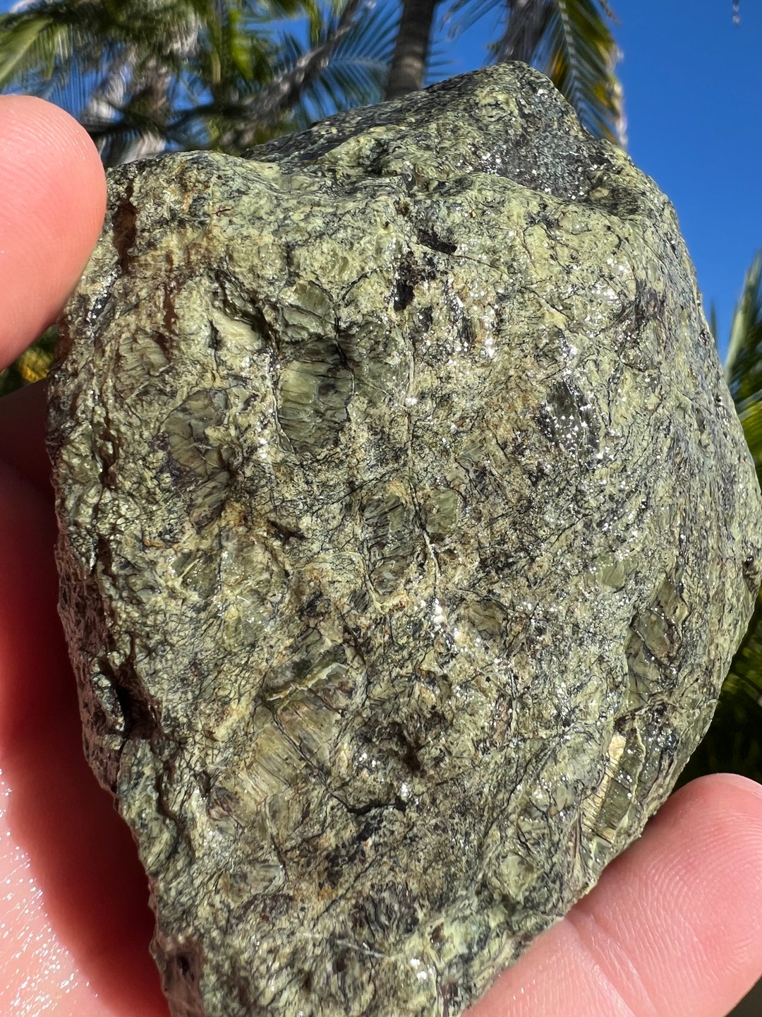Australian Rough Serpentine Serpentinite Chunk 540 Grams Natural Raw ...