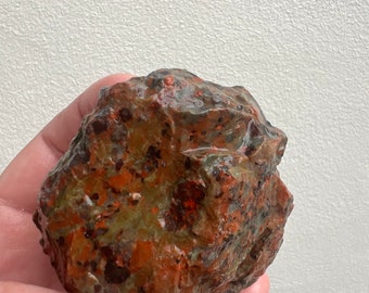 Australian Rough Rhyolite Epidote Chunk 350 Grams Natural Raw Specimen ...