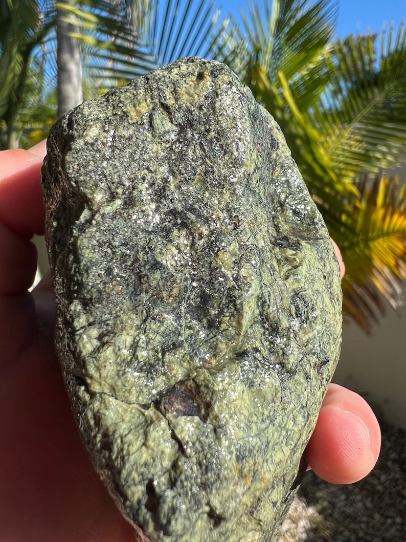 Australian Rough Serpentine Serpentinite Chunk 540 Grams Natural Raw ...